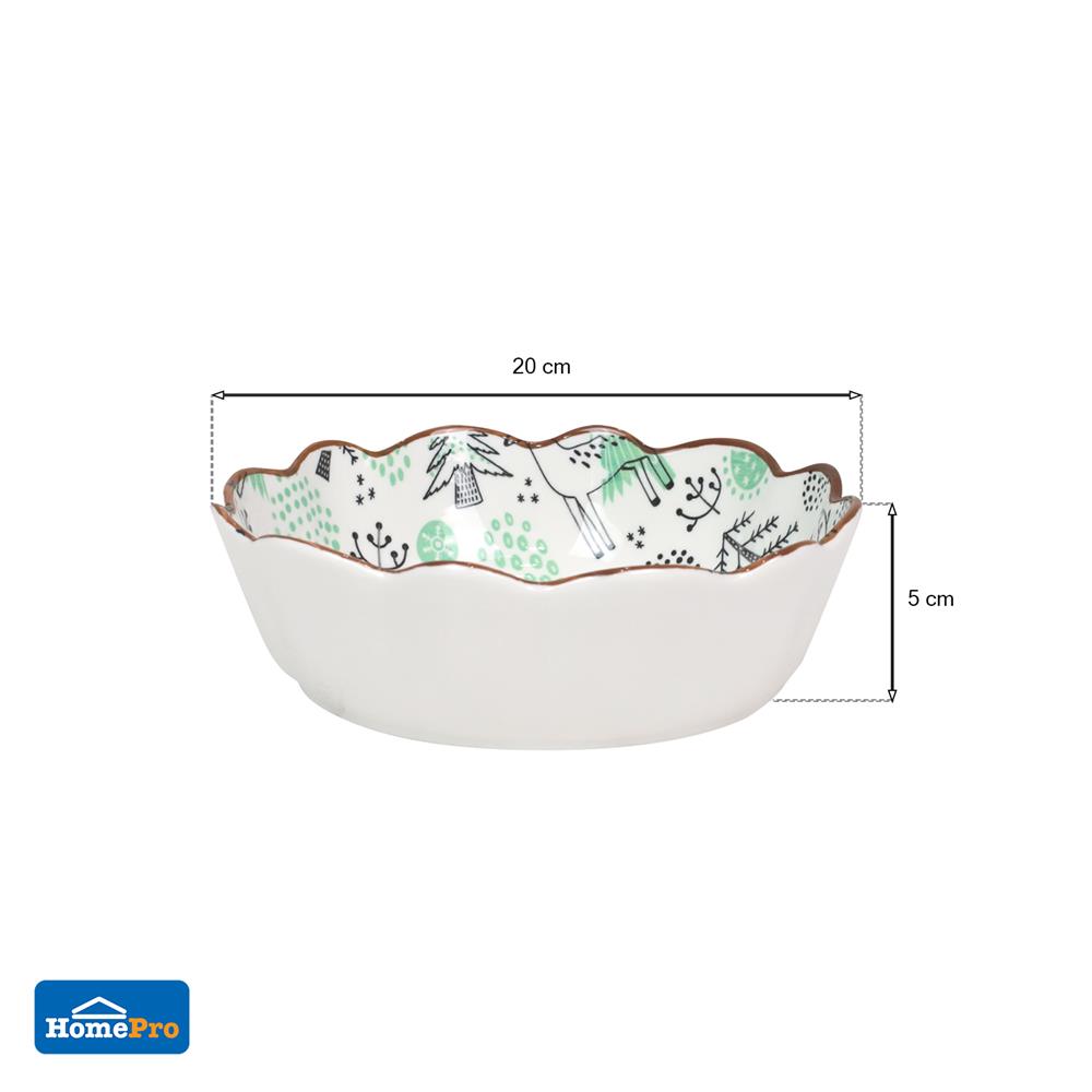 ชามเซรามิก 8" KECH PINE FOREST