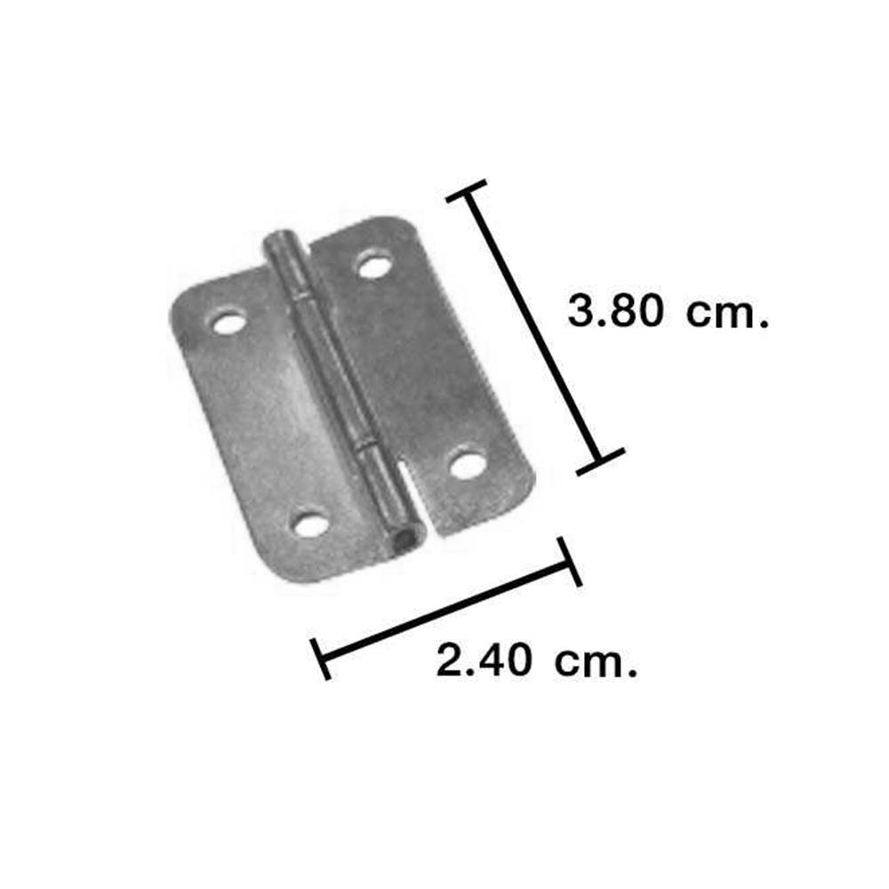 บานพับผีเสื้อถอดไม่ได้ DEXZON FA-002 สีนิกเกิ้ล แพ็ก 10 ชิ้น