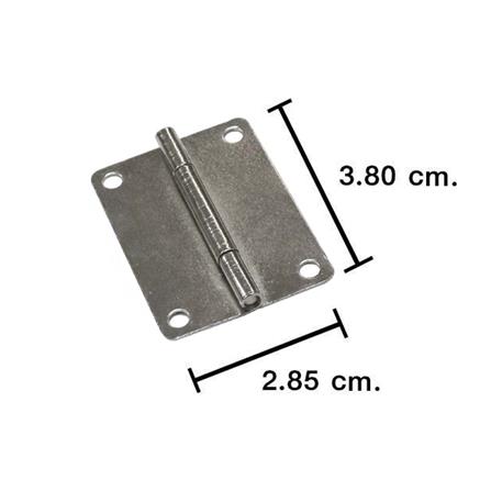 บานพับผีเสื้อถอดไม่ได้ DEXZON FA-003 สีนิกเกิ้ล แพ็ก 10 ชิ้น