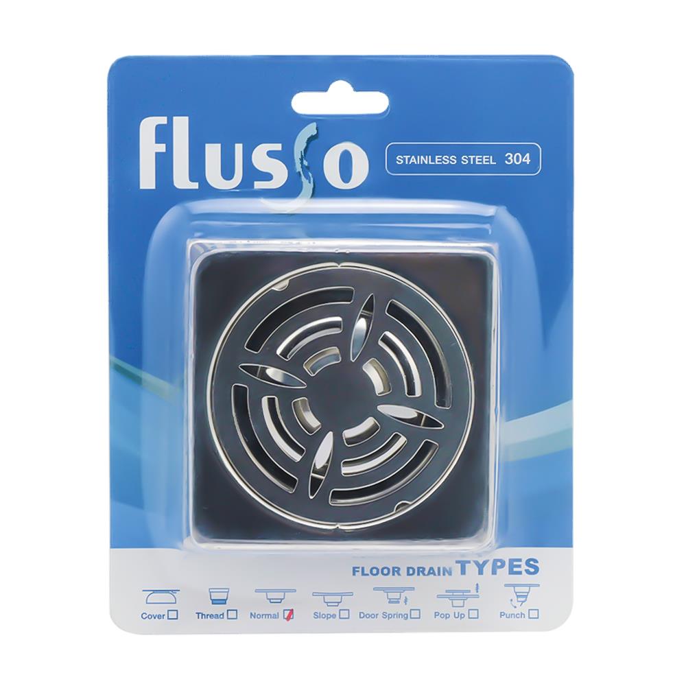 ตะแกรงกันกลิ่นเหลี่ยม DEXZON FS-TOP 4 นิ้ว