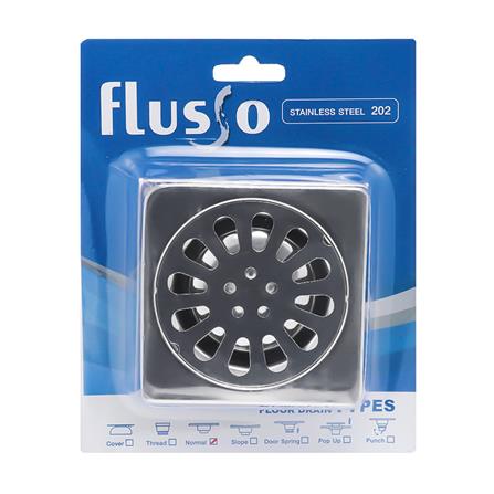 ตะแกรงกันกลิ่นเหลี่ยม DEXZON FS-DEW หน้าแปลน 3.5 นิ้ว