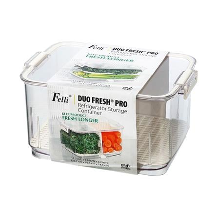 กล่องจัดเก็บในตู้เย็น KECH DUO FRESH PRO 11 นิ้ว