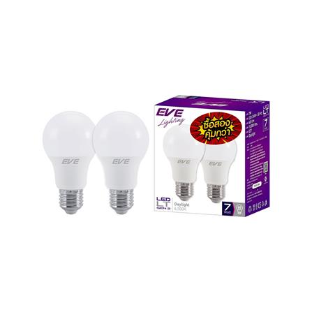 หลอด LED EVE A60 LT GEN 2 7 วัตต์ DAYLIGHT E27 แพ็ก 2 ชิ้น