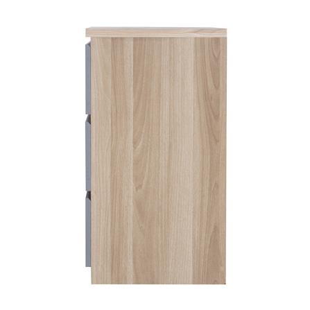 ตู้ลิ้นชัก 3 ลิ้นชัก FURDINI FINN สีไวท์โอ๊ค/เทา