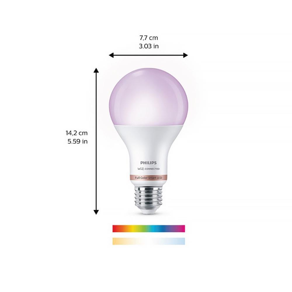 หลอด LED PHILIPS WIZ CONNECTED 13 วัตต์ RGB E27 WIFI BLUETOOTH