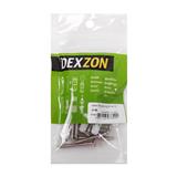 พุกอิฐบล็อกพร้อมสกรู TF DEXZON เบอร์ 8 1 1/2 นิ้ว แพ็ก 10 ชิ้น