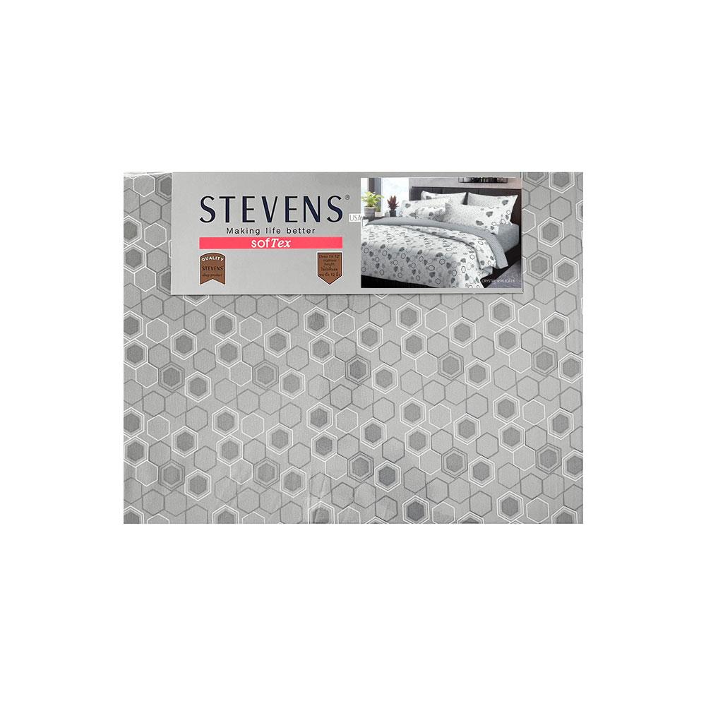 ชุดผ้าปูที่นอน 6 ฟุต 5 ชิ้น STEVENS SOFTEX CA18