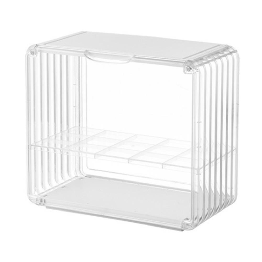 HANDBAG STORAGE BOX STACKO HANDBAG 37X20X32.5CM WHITE/CLEAR
