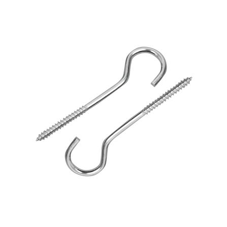 สกรูหัวห่วงตัวซี DEXZON 4X55 มม. แพ็ก 5 ชิ้น