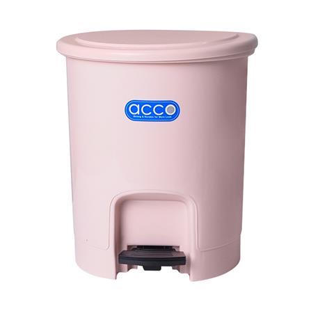 ถังขยะเหยียบกลม ACCO PASTEL 6L สีเบจ