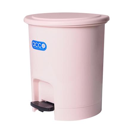 ถังขยะเหยียบกลม ACCO PASTEL 6L สีเบจ