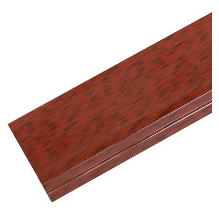 PVC BASEBOARD MOULDING CROBERN 9.5X240X1.5CM WALNUT