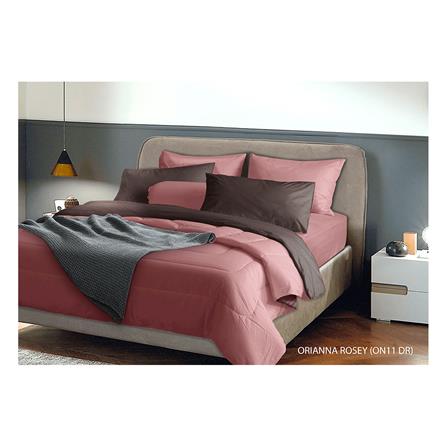 ชุดผ้าปูที่นอน 5 ฟุต 5 ชิ้น STEVENS SOFTEX ON11DR สีชมพู