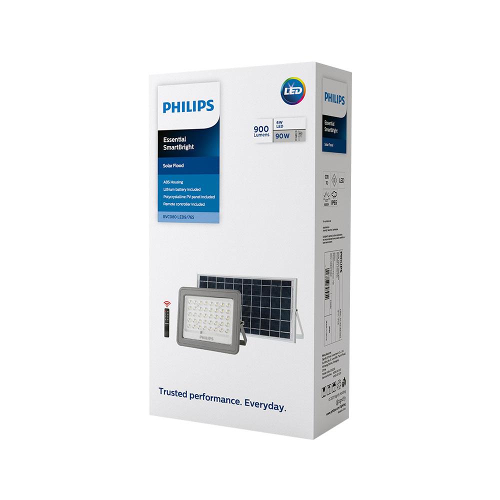 ไฟสปอทไลท์ SOLAR PHILIPS BVC080 LED9/765 6 วัตต์ DAYLIGHT สีเทา