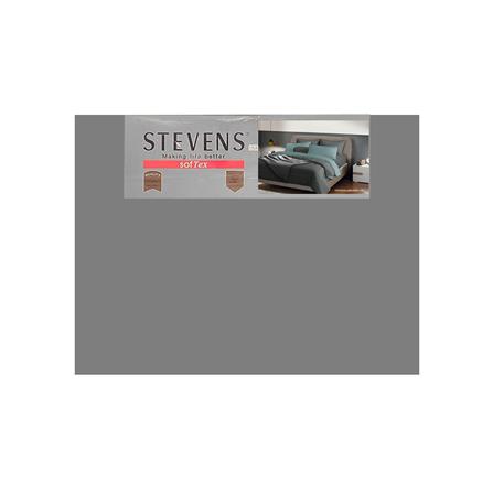ชุดผ้าปูที่นอน 6 ฟุต 5 ชิ้น STEVENS SOFTEX ON11DK สีเทา
