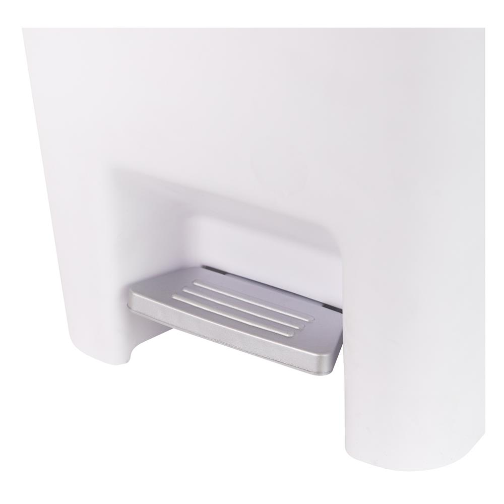 ถังขยะเหยียบเหลี่ยม ACCO COCO 30 ลิตร สีขาว/เทา