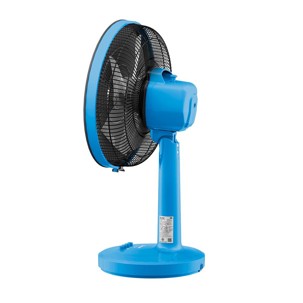 พัดลมตั้งโต๊ะ 12 นิ้ว MITSUBISHI D12A-GB CY-BL สีฟ้า