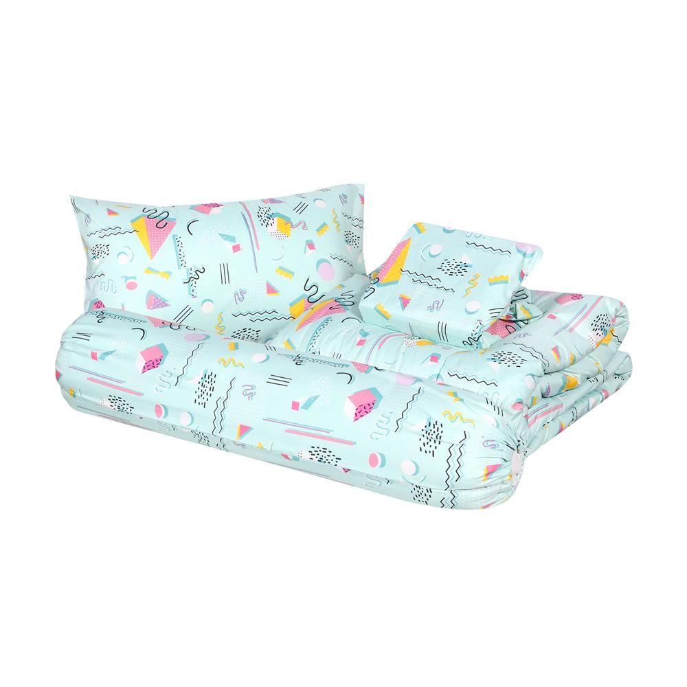 ชุดผ้าปูที่นอน 3.5 ฟุต 4 ชิ้น ME LIVING MERFIE MULTICOLOR