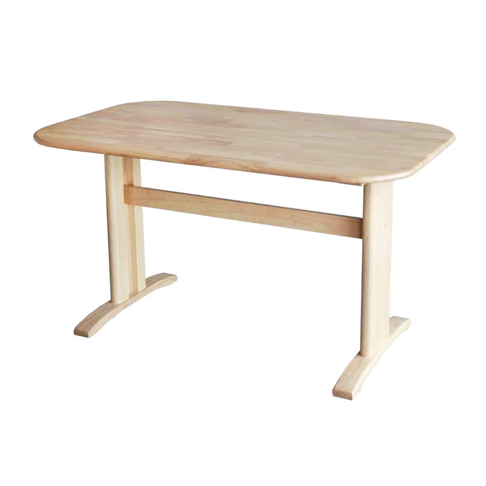4-SEAT DINING TABLE SET FURDINI MINNIE NATURAL WOOD