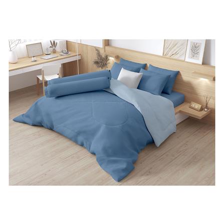 ชุดผ้าปูที่นอน 6 ฟุต 6 ชิ้น FROLINA MICROTEX SF023