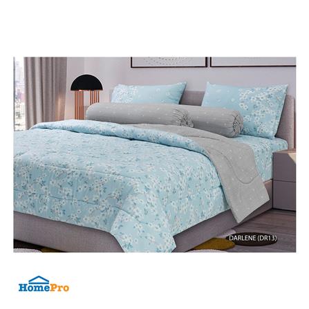 ชุดผ้าปูที่นอน 5 ฟุต 5 ชิ้น STEVENS SOFTEX สี DR13