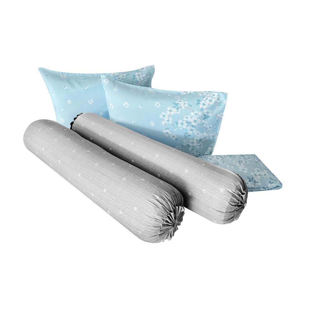 ชุดผ้าปูที่นอน 6 ฟุต 5 ชิ้น STEVENS SOFTEX สี DR13