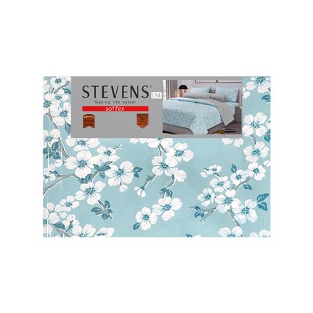 ชุดผ้าปูที่นอน 6 ฟุต 5 ชิ้น STEVENS SOFTEX สี DR13