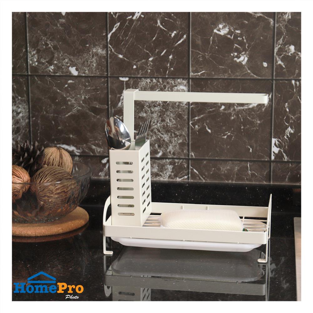 ที่วางฟองน้ำบนซิงค์ล้างจาน KECH MODISH สีขาว