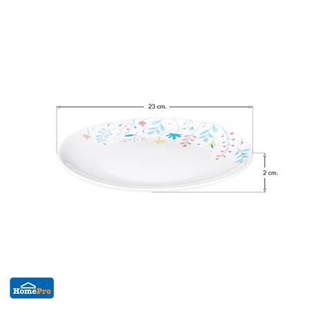 จานบัว PORCELAIN 9" KECH CHEERFUL LEAF