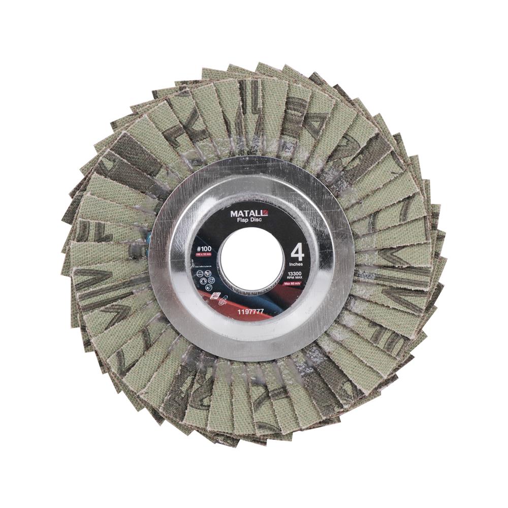 ผ้าทรายซ้อนหลังอ่อน MATALL 4 นิ้ว เบอร์ 100 แพ็ก 2 ชิ้น