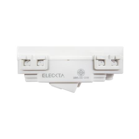 เต้ารับคู่ 3 ขา ELECKTA BASIC สีขาว