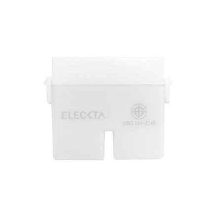 เต้ารับเดี่ยว 3 ขา 1ช่อง ELECKTA BASIC สีขาว