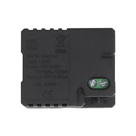 เต้ารับ USB 1 ช่อง + TYPE C 1 ช่อง ELECKTA BASIC สีขาว