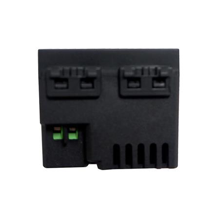 เต้ารับ USB 1 ช่อง + TYPE C 1 ช่อง ELECKTA BASIC สีดำ