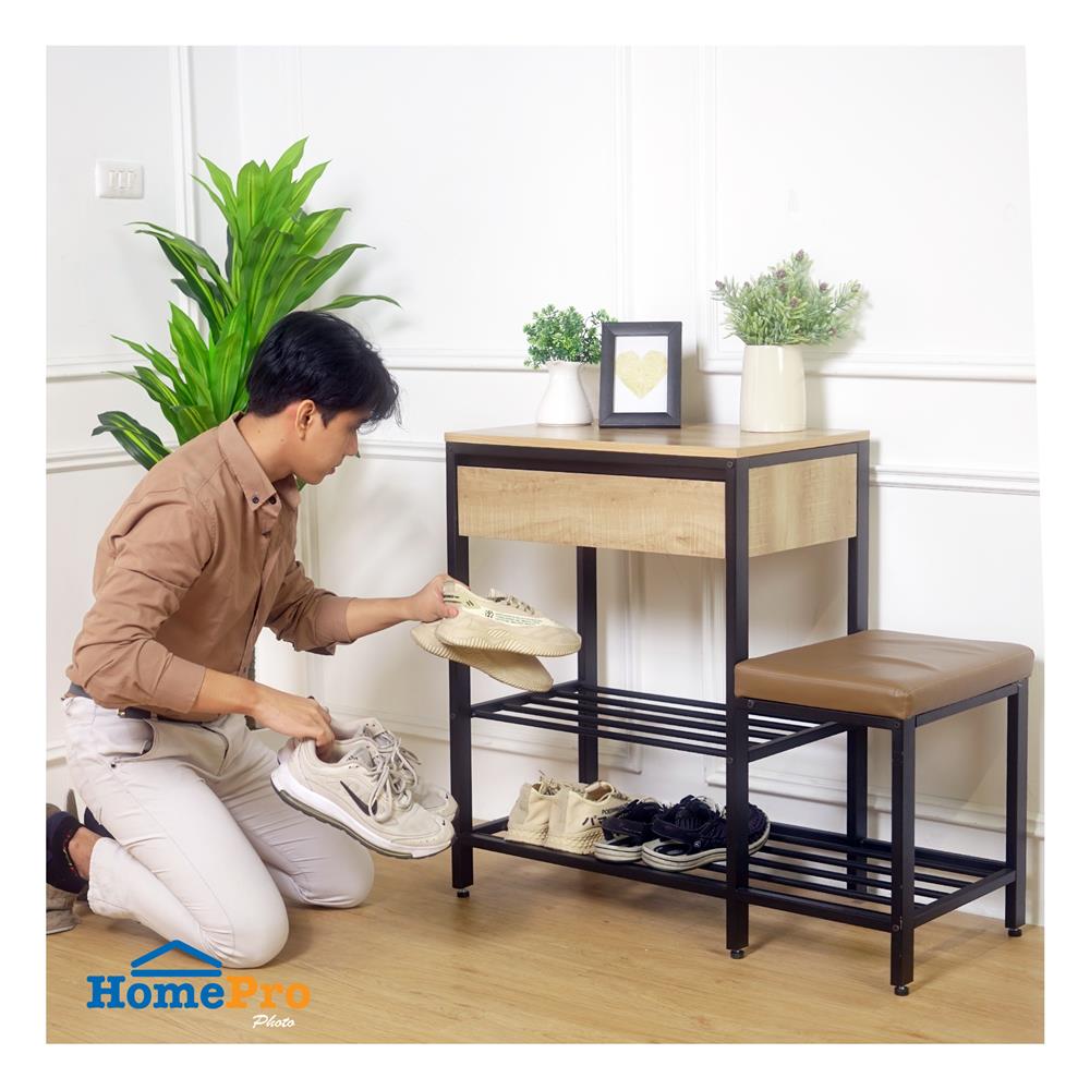 ตู้วางรองเท้า FURDINI ATHENS 100 ซม. สีอิตาเลียน โอ๊ค