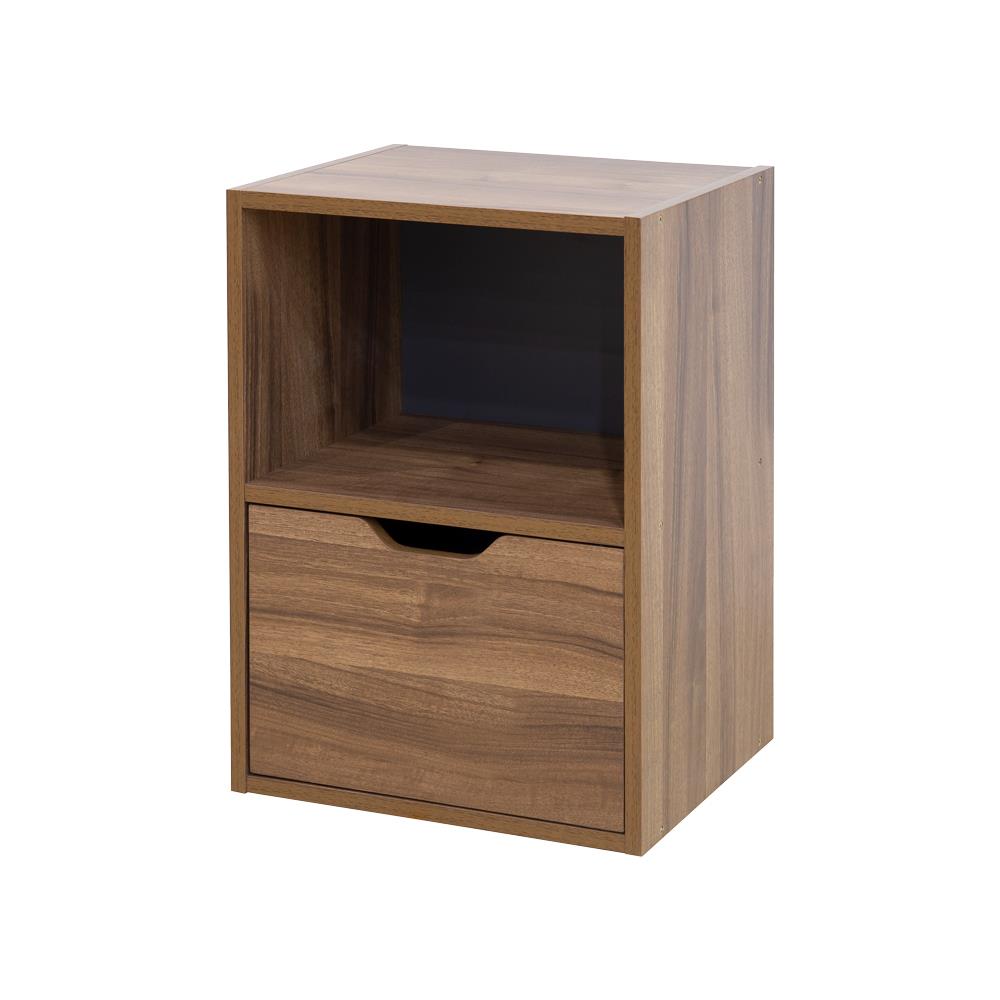 ตู้บานผสม 2 ช่อง FURDINI SAKI สีวอลนัท