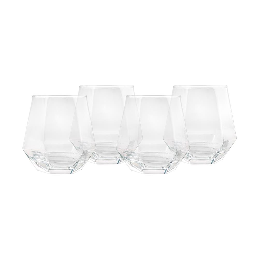 แก้วน้ำ 310ml KECH ANGLE แพ็ก 4 ใบ