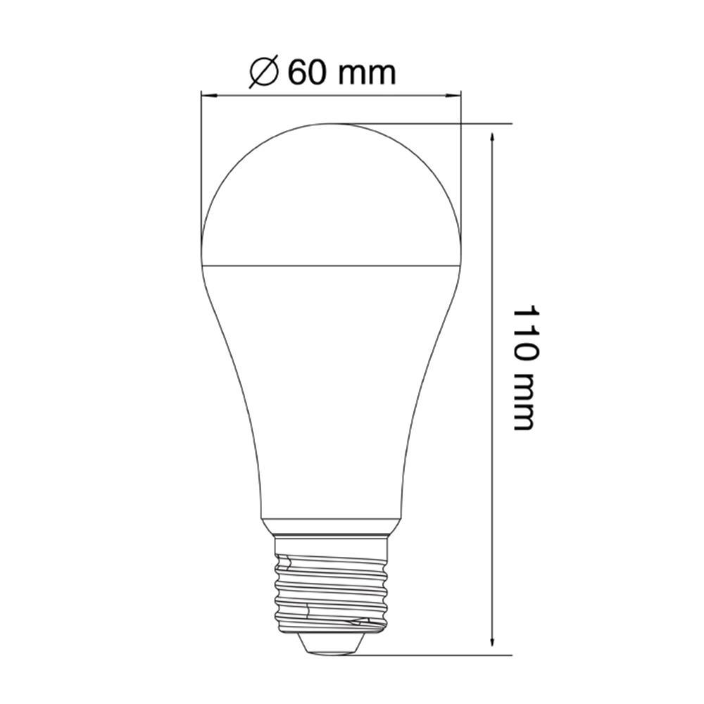 หลอด LED LUMAX ECO PLUS 9 วัตต์ WARMWHITE E27 แพ็ก 4 ชิ้น