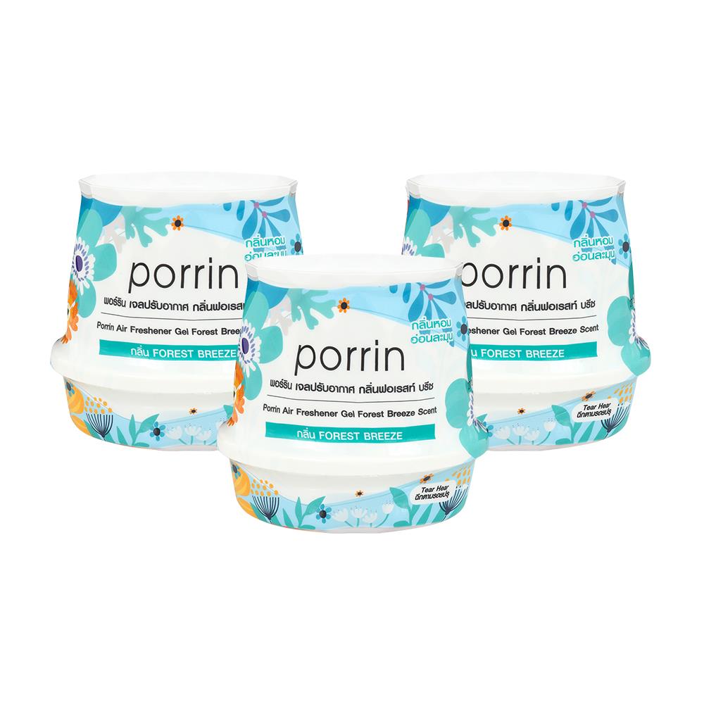 เจลปรับอากาศ PORRIN FOREST BREEZE 180 กรัม แพ็ก 3 ชิ้น