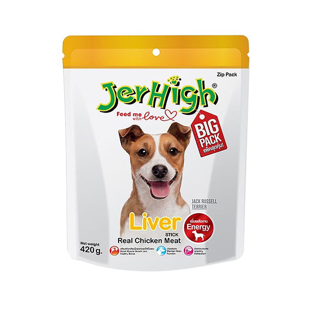 ขนมสุนัข JERHIGH LIVER STICK 420 ก.