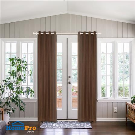 ผ้าม่าน EYELET HOME LIVING STYLE ALLIC 130X220 ซม. สีน้ำตาล