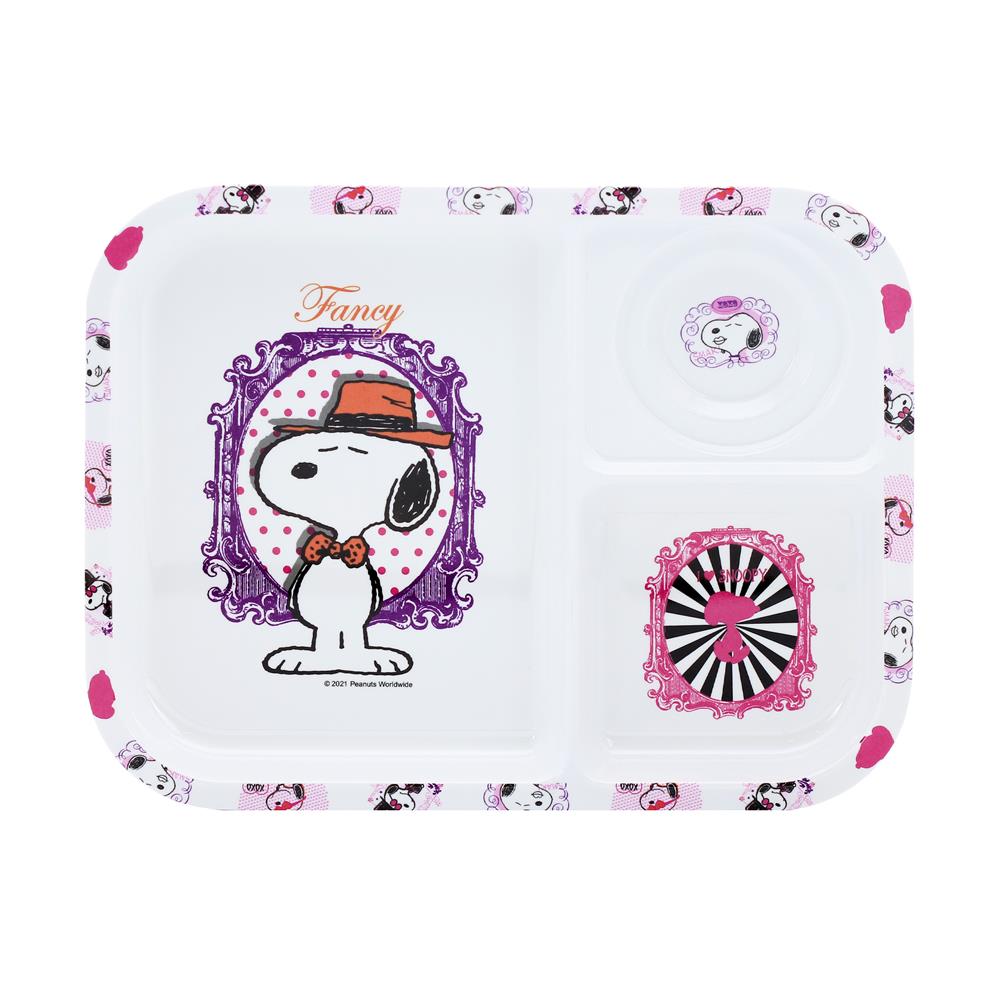 ถาดหลุมเมลามีน 10.5 นิ้ว SUPERWARE SNOOPY FANCY