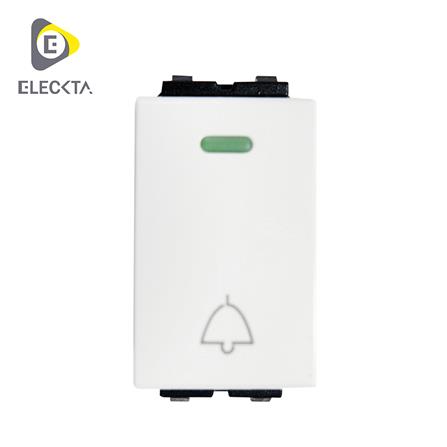 สวิตช์กดกระดิ่ง ELECKTA BASIC สีขาว