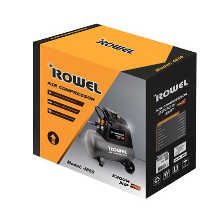 ปั๊มลมโรตารี่ ROWEL RW4850 3 แรงม้า 50 ลิตร