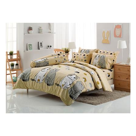 ชุดผ้าปูที่นอน 6 ฟุต 6 ชิ้น TULIP ทูนหัวของบ่าว 60204-DLC096