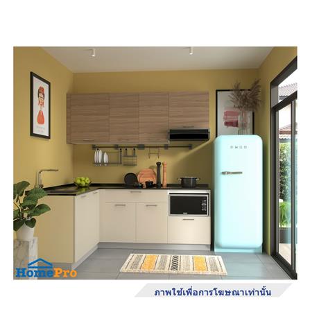 ครัวไม้สำเร็จ STARMARK CONTE L220_L ท็อปดำ