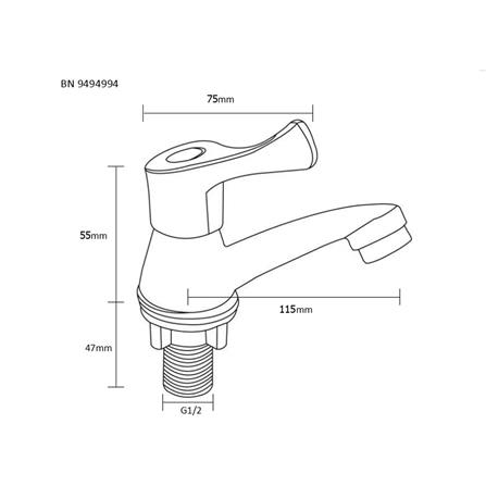 ก๊อกอ่างล้างหน้าเดี่ยว BEN BN 9494994