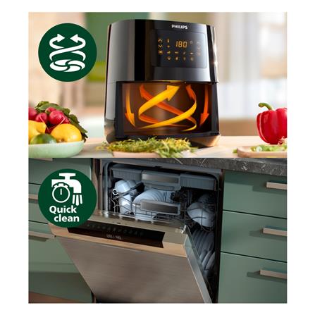 หม้อทอด PHILIPS HD9255/90 4.1 ลิตร สีดำ