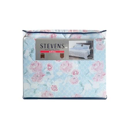 ชุดผ้าปูที่นอน 5 ฟุต 6 ชิ้น STEVENS SOFTEX ZN02