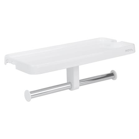 ที่ใส่กระดาษชำระคู่ MOYA BAS-1007W สีขาว